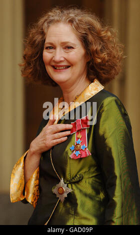 Classical singer Dame Emma Kirkby performing on stage at the Chiddingly ...