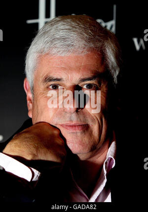 Former Leeds United Chairman Peter Ridsdale signs copies of his new ...