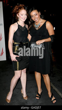 Phoebe Thomas (left) and guest arrive for the Woman of the Future ...