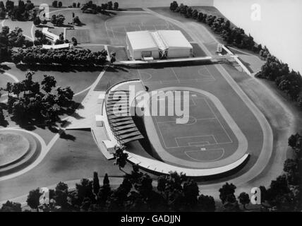 Sports Venue Plans. A scale model of a design for a multi-sports ...
