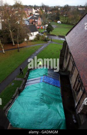 Aerial view of Shifnal in Shropshire Stock Photo - Alamy