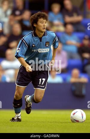 Soccer - Friendly - Tranmere Rovers v Manchester City Stock Photo - Alamy
