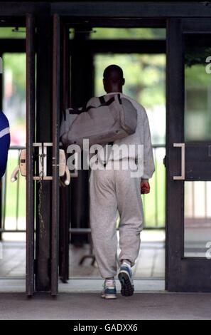 Athletics - Ben Johnson Training Stock Photo - Alamy