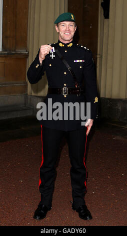 Captain Dave Rigg after he was awarded the Military Cross at Buckingham ...