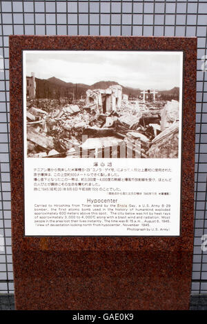 This was ground zero for the atomic bomb dropped on Hiroshima, Japan on ...