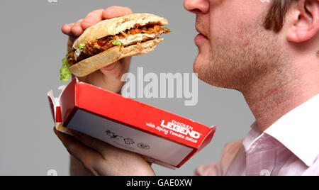 McDonalds Chicken Legend Stock Photo - Alamy