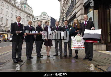 Regent Street launches the 'Magnificent Seven Butlers Stock Photo - Alamy