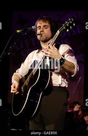 The Hoosiers performing live in concert at the Old Fire Station in ...