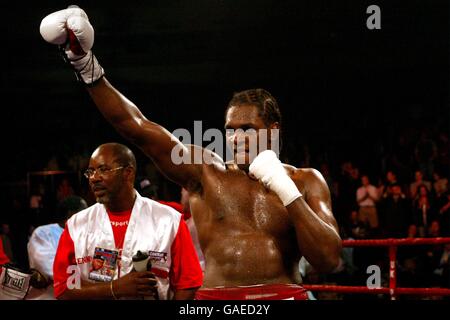 Boxing - Heavyweight Bout - Audley Harrison v Mark Krence Stock Photo ...