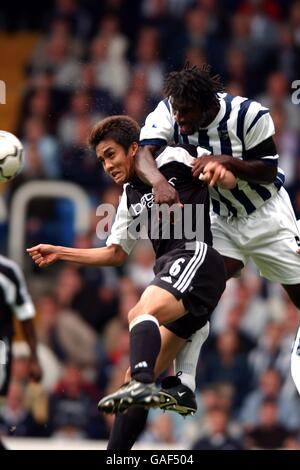 West Bromwich Albion's Darren Moore celebrates scoring the first goal ...