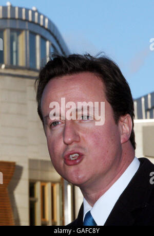 Cameron visits Edinburgh Stock Photo - Alamy