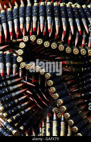 Challenger 2 tank ammunition Stock Photo - Alamy