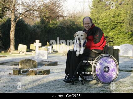 Yellow labrador Endal, a guide dog who was awarded the first ever ...