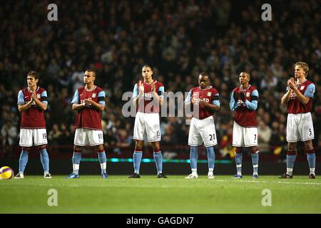 Tottenham Hotspur and Aston Villa players clash after the Emirates FA ...