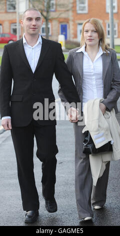 Matt Hardie (left) and Charlie Haworth in Taunton for the first day of ...