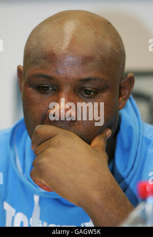 Matt Skelton shows his dejection after points defeat to Ruslan Chagaev ...