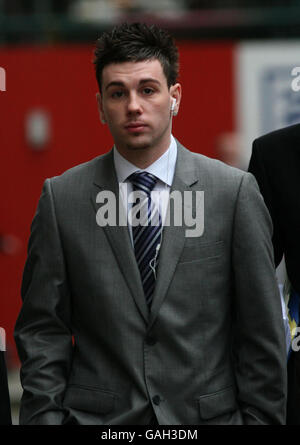 Lewis Sproston the boyfriend of Sally Anne Bowman arrives at the Old ...