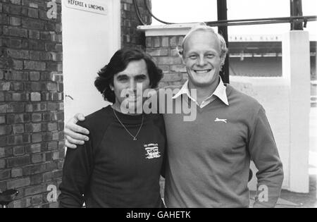 Fulham's George Best, back in training after a car crash left him laid ...