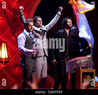 BRIT Awards 2008 - Show - London Stock Photo - Alamy