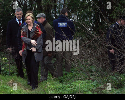 Police at the scene where a body has been found at Bray Head on Bray Co ...