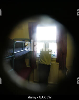 A female prisoner in a cell at Cornton Vale prison Scotland's only ...