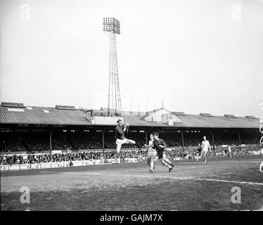 (L-R) Birmingham City goalkeeper John Schofield leaps to catch the ball ...