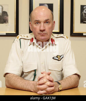 Chief of the General Staff, General Sir Richard Dannatt talks during an ...