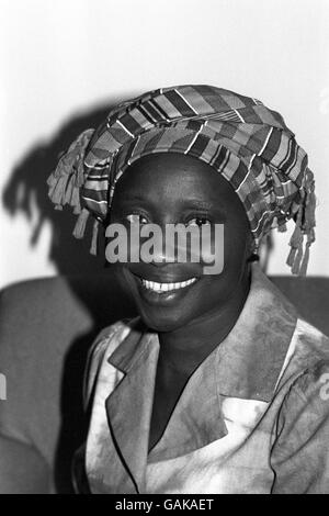 Relaxing in her hotel room Sally Mugabe wife of Zimbabwe's Prime ...