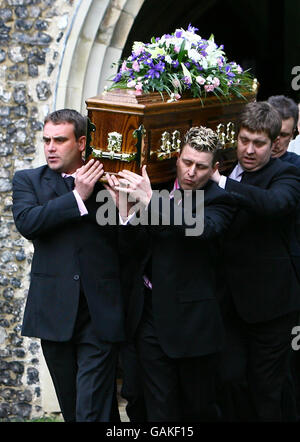 Hayden Waller funeral Stock Photo - Alamy