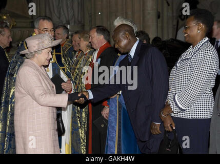 A view during the Commonwealth Service at Westminster Abbey in London ...