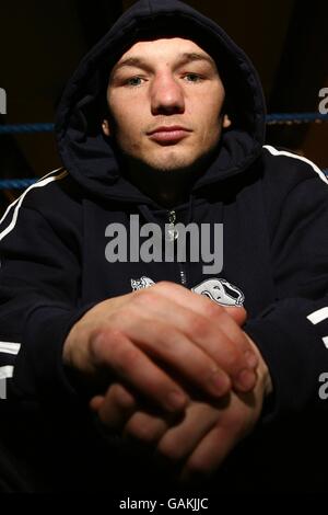 WBA light-welterweight champion Gavin Rees during a photocall at Enzo ...