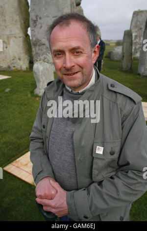 Professor Tim Darvill of University of Bournemouth at Stonehenge ...