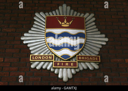London fire brigade, Soho station, Westminster, London, England Stock ...