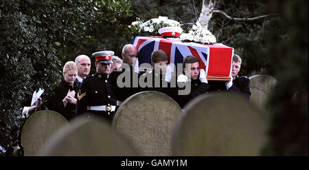 David Marsh funeral Stock Photo - Alamy