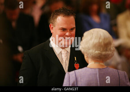 National Grid Craftsman Daniel Bailey from Sheffield is made an MBE by ...