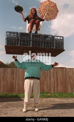 Strongman John Evans - Giltbrook. Strongman/head balancer John Evans ...
