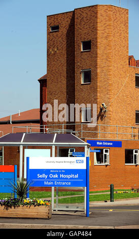 Exterior of Selly Oak Hospital, Birmingham. Photo by David Jones/PA ...