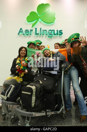 Irish television star Dustin the Turkey and his Eurovision entourage ...
