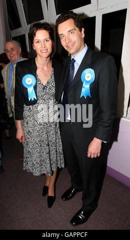 Edward Timpson arrives at the Civic Hall in Nantwich, Cheshire Stock ...