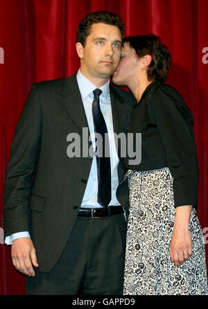 Edward Timpson and wife Julia on stage after Mr Timpson was announced ...