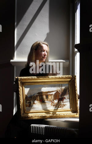 Ten bob painting auctioned Stock Photo - Alamy
