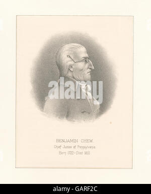 Benjamin Chew was the Chief Justice of Pennsylvania in the 18th century ...