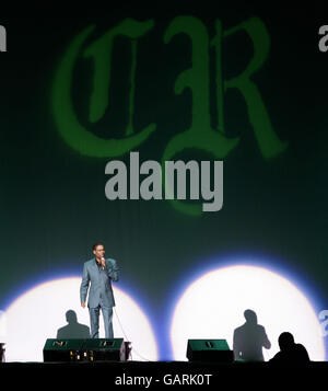US comedian Chris Rock performing at the O2 Arena in Greenwich, London ...