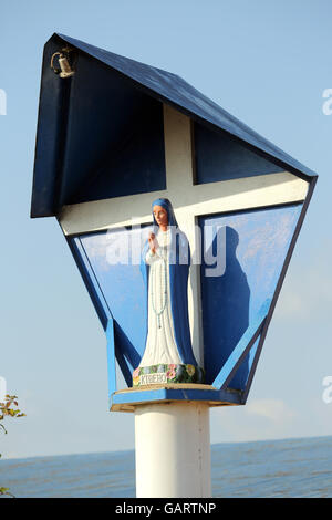 Catholic church of the Shrine of Kibeho in Rwanda, Africa. Place of the ...