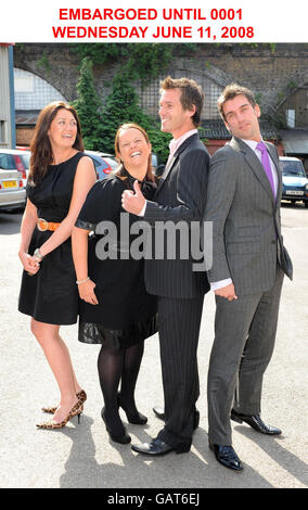 (From left to right) The Apprentice finalists Tom Pellereau, Helen ...