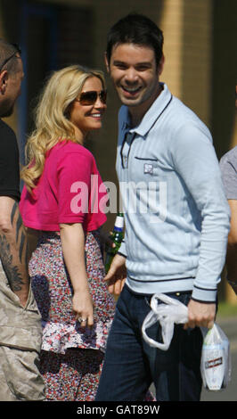 Heidi Range of The Sugababes and her boyfriend Dave Berry at the Isle ...