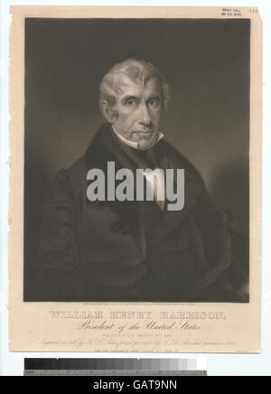 This image shows William Henry Harrison, the 9th president of the ...