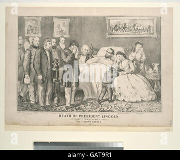 This image captures the moment when Abraham Lincoln was sworn in as the ...