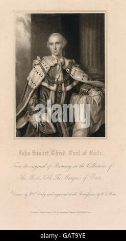 This portrait of John Stuart, Earl of Bute, captures the prominent ...