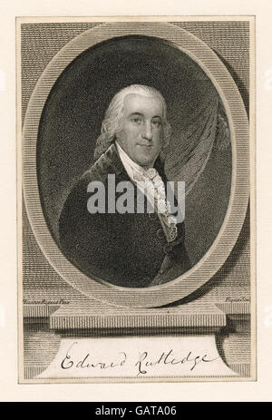 This portrait of Edward Rutledge, an American statesman and signer of ...